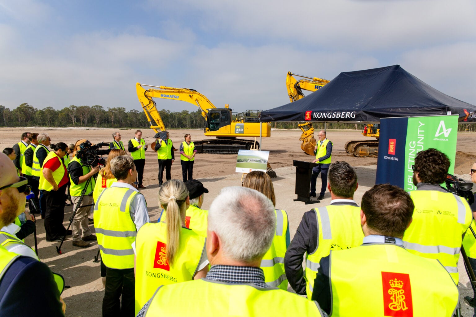 Ground Breaking for Kongsberg's Missile Manufacturing and Maintenance ...